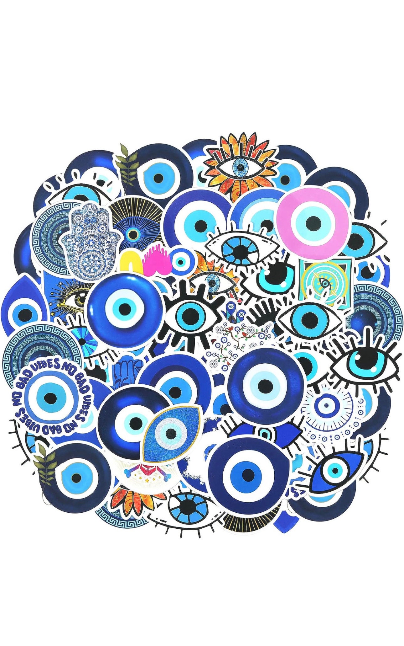 Evil Eye Stickers 20pc Trendy Girly Aesthetic Sticker 20 - Etsy