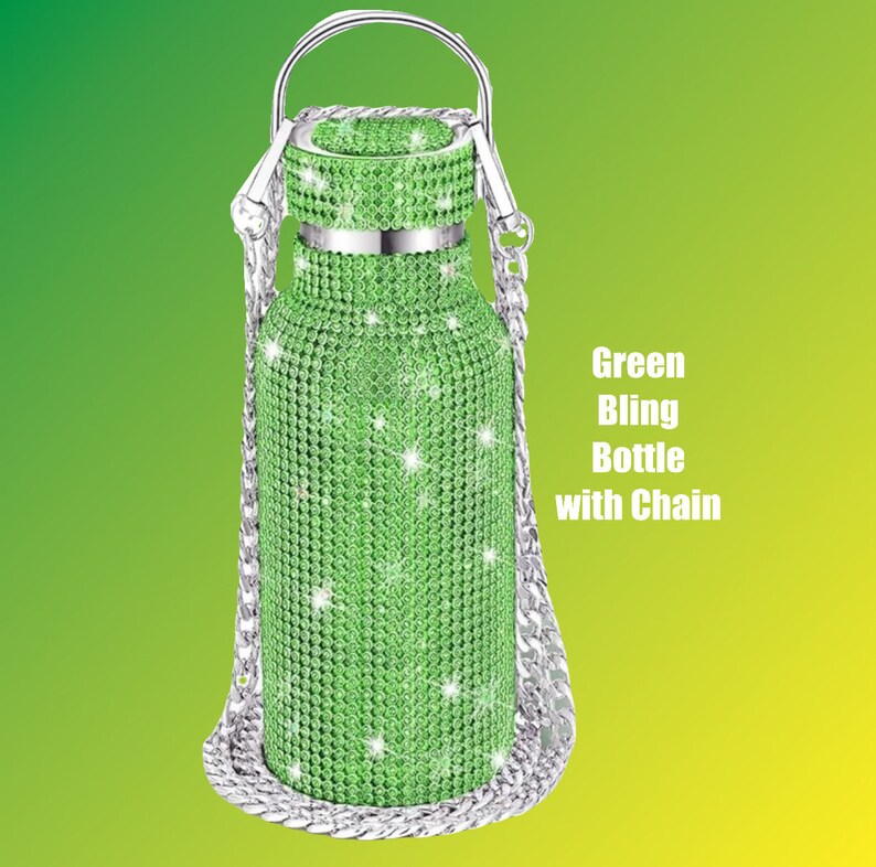 Bling Bedazzle Rhinestones Waterbottle | Diamond Water Bottle Bling ...