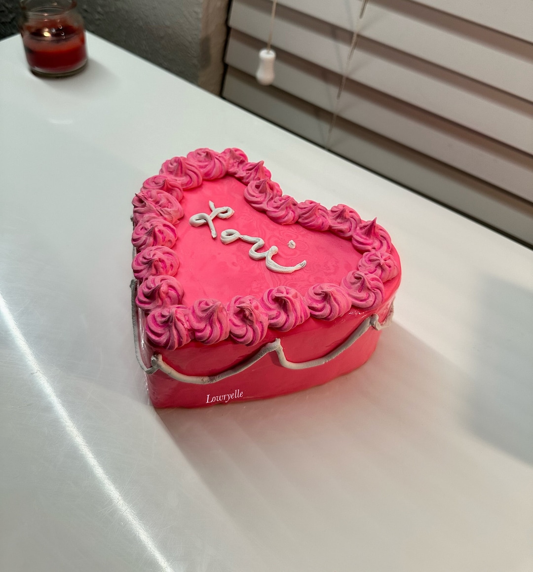 Personalized Name Fake Cake Decor | Hyperrealistic Home Decor Fake Cake ...