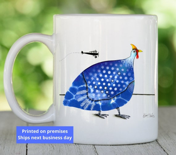 Colorful Chicken Art Work Series Chicken Lovers Mug Custom Name Mug ...