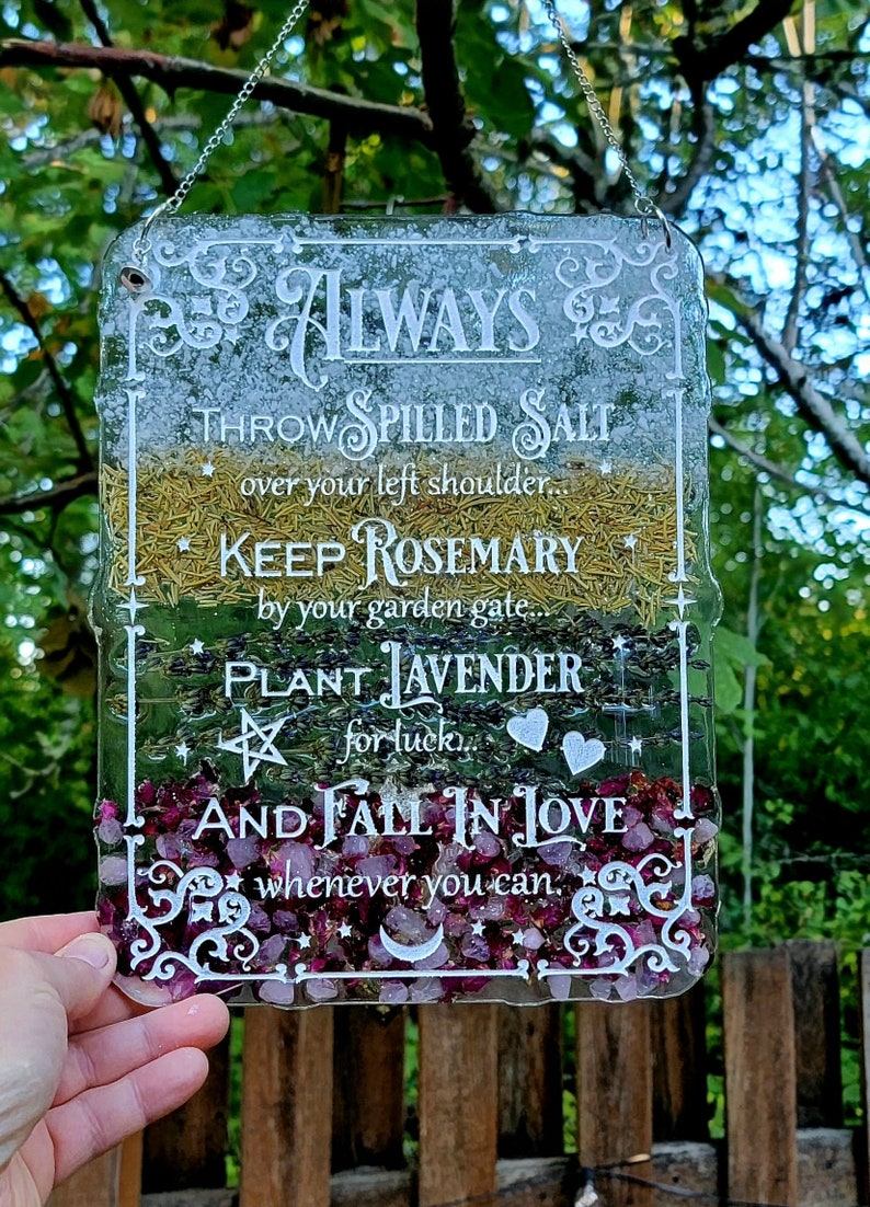 Practical Magic Hanging Plaque-practical Magic Decor-rules of Practical ...