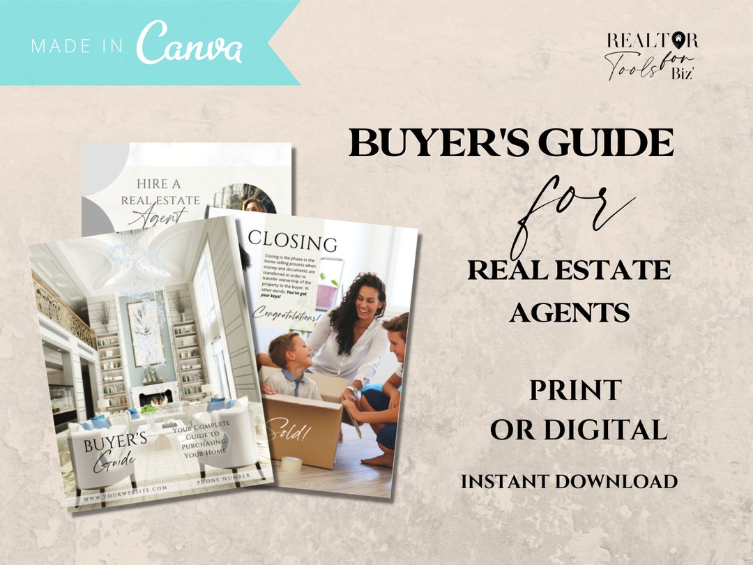 Contemporary Buyer's Guide for Real Estate Agents | Buyer's ...