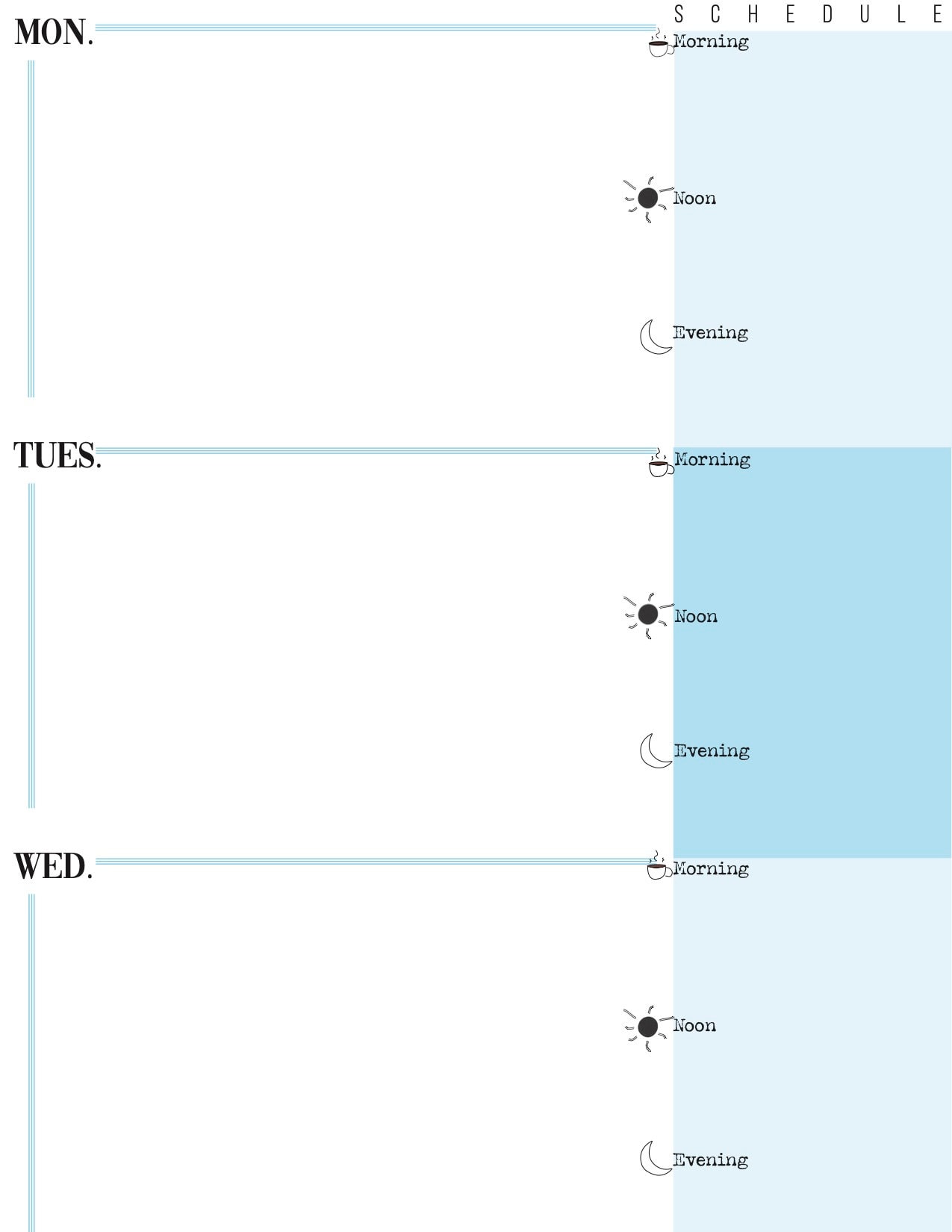 Role and Goal Week Planner Printable to Do List With Roles and Goals ...