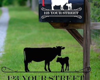 Cow Mailbox | Etsy