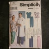 Simplicity 5443 Pattern, Simplicity Scrubs Pattern, Scrubs Jacket ...