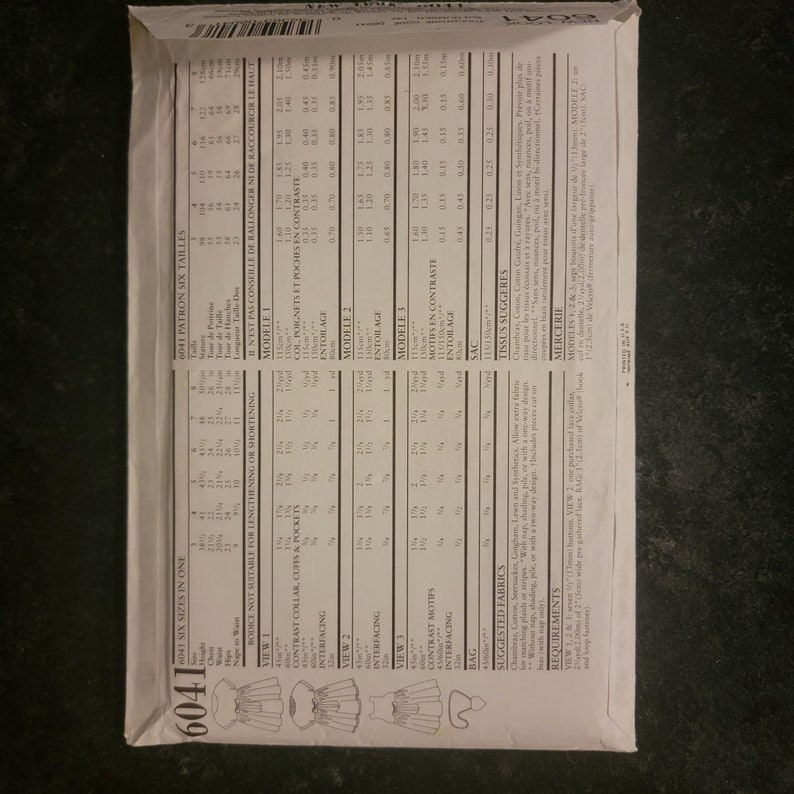 New Look 6041 Pattern, New Look for Kids Pattern, New Look Childs Dress ...