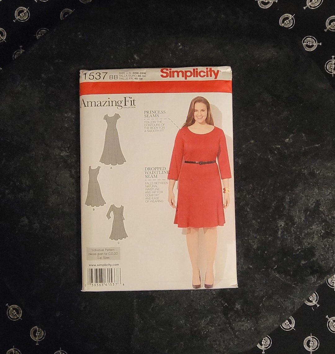Simplicity 1537BB Pattern, Amazing Fit Collection, Womens Dress Pattern ...