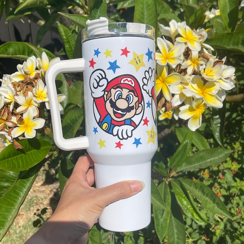 Custom Personalized Gift Personalized Tumbler Universal Studio Nintendo ...