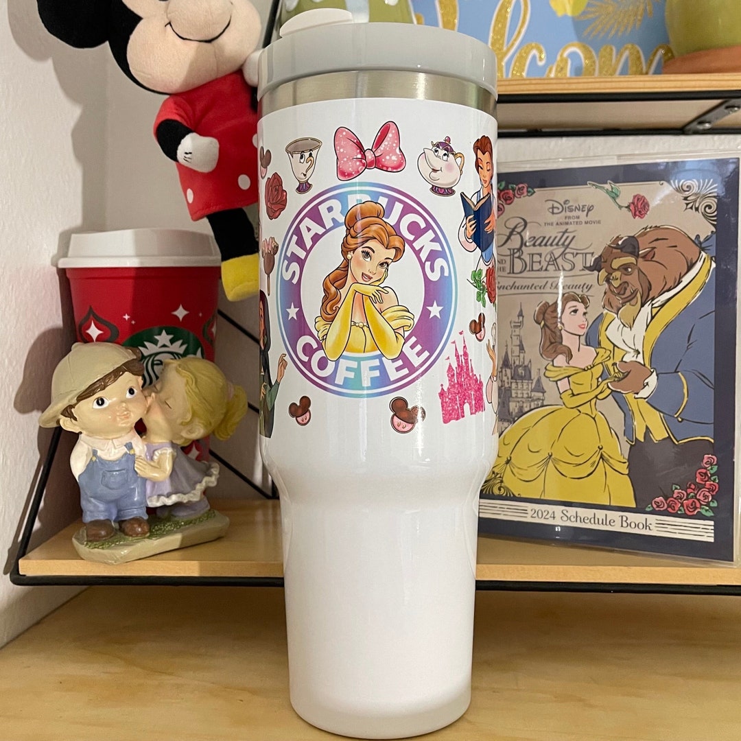 Custom Personalized Disney Princess Belle Beauty and the Beast 30oz ...