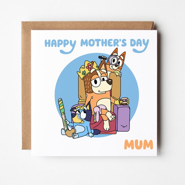 Bluey Bingo Mum - Etsy UK