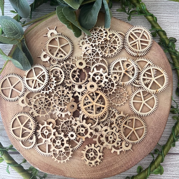 Wooden Cogs - Etsy