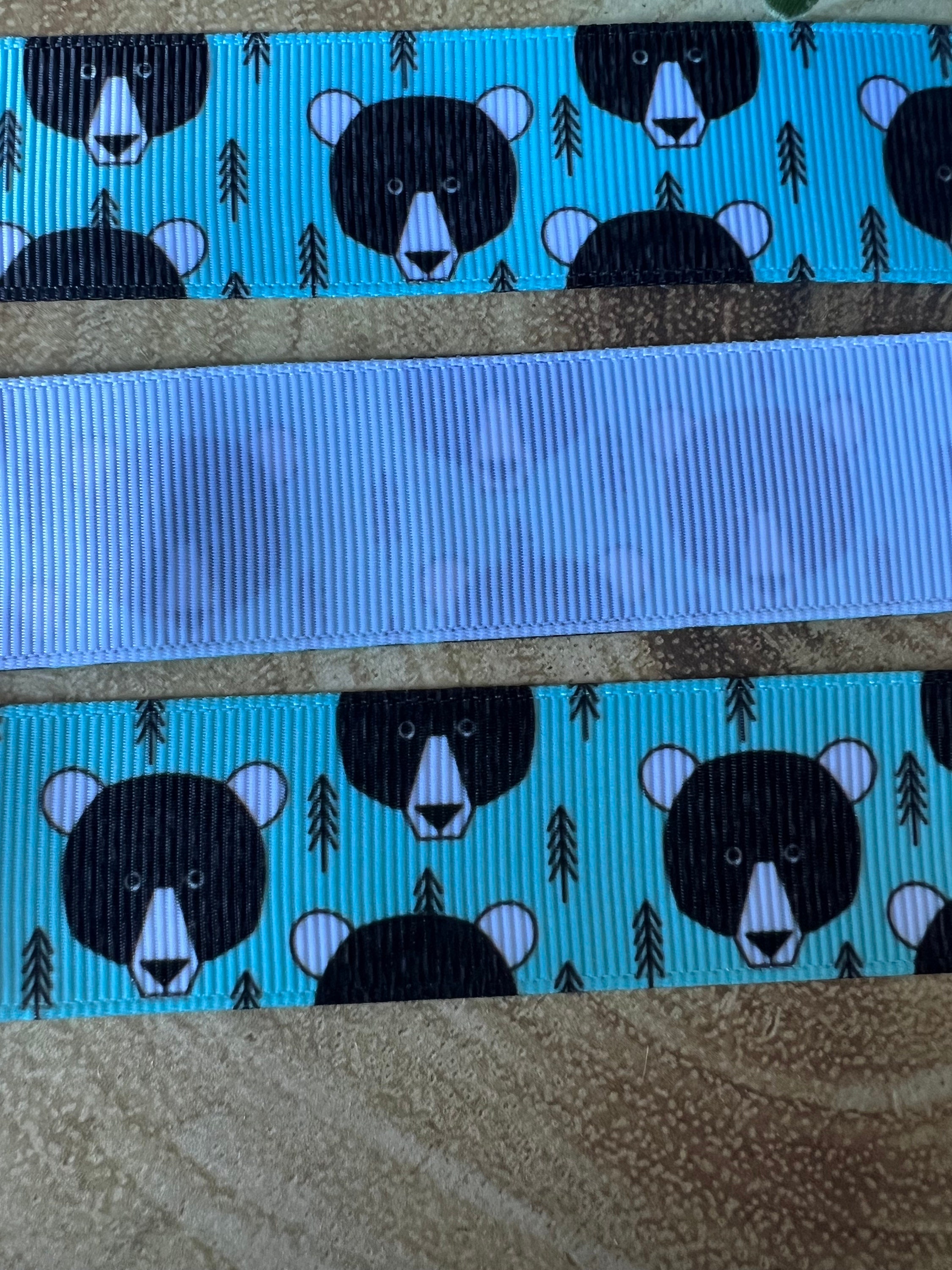 Beautiful Black Bear Ribbon, Cute Black Bear Ribbon, Black Bear Themed ...