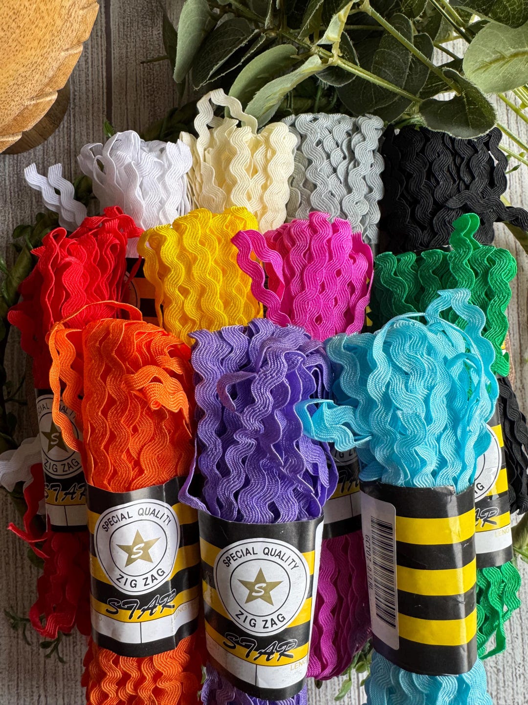 Bright Coloured Ric Rac, Ric Rac Trim, Sewing Supplies, Ric Rac Ribbon ...