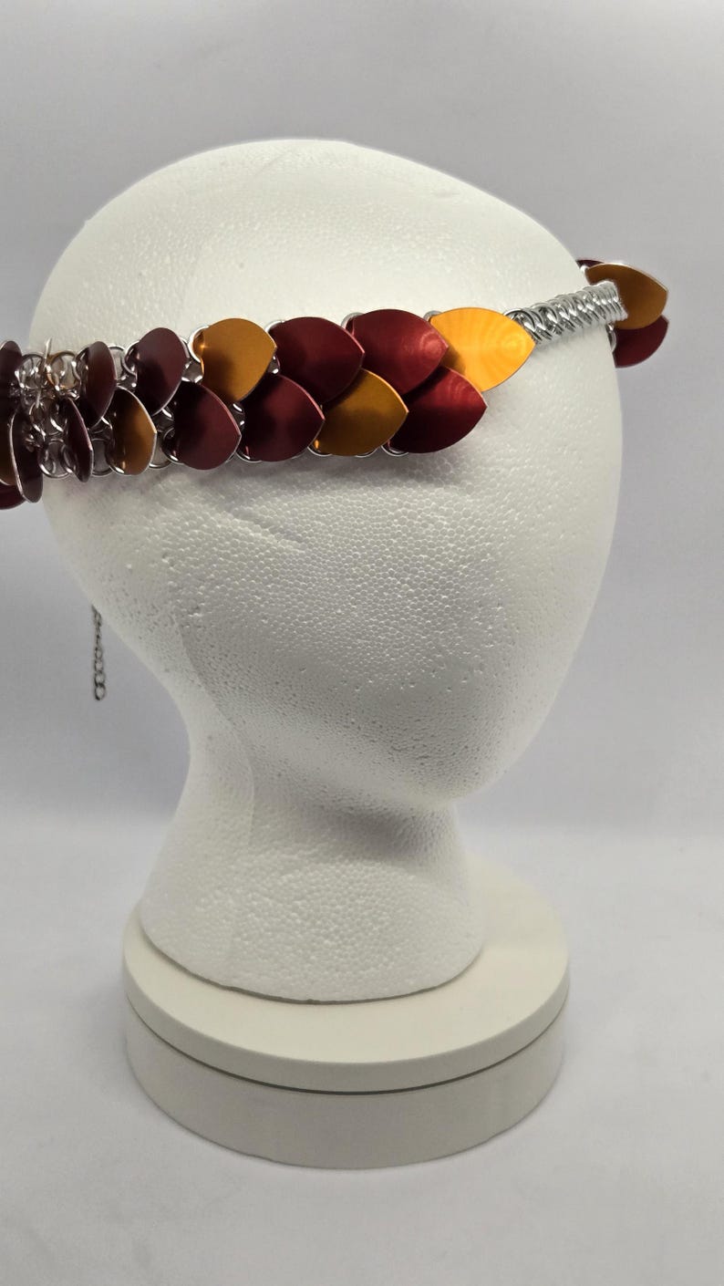 Dragon Scale Crown / Scale Mail Laurel Wreath / Fantasy Headwear - Etsy