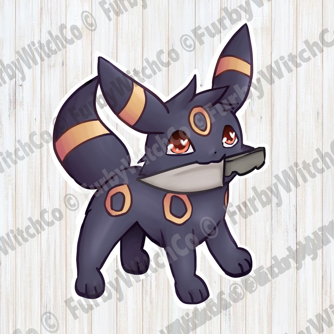 Umbreon Sticker | Full-color Vinyl Sticker | Pokemon Stickers | Eevee ...