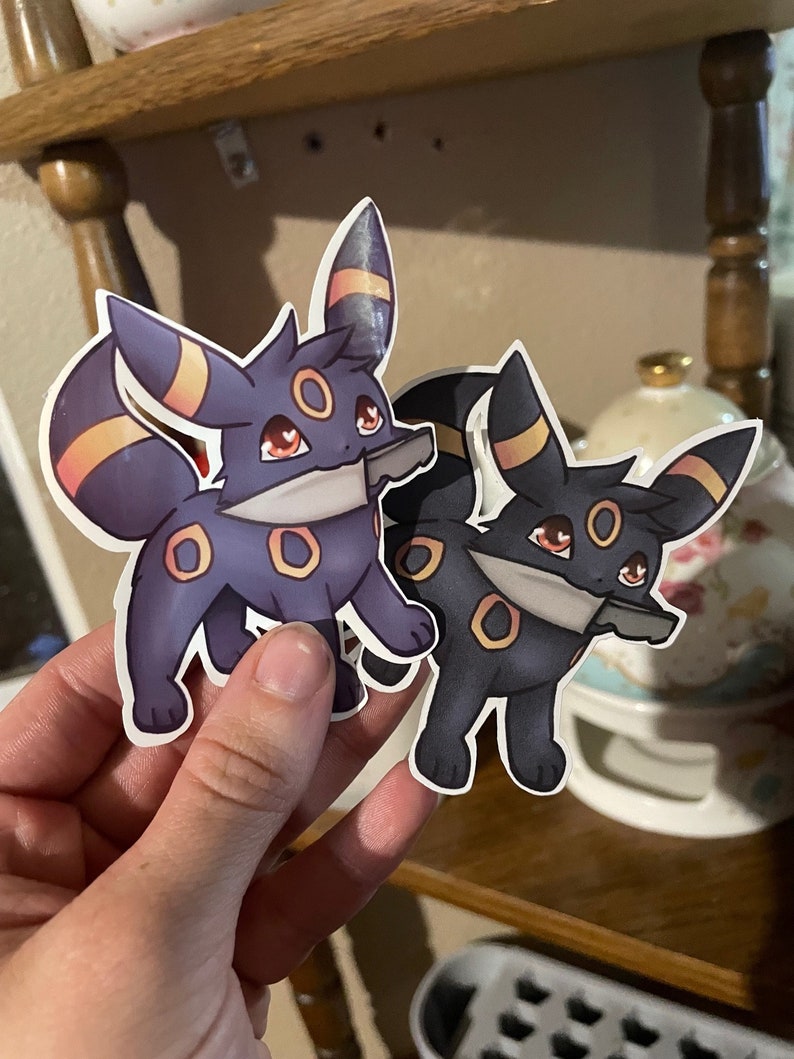 Umbreon Sticker Full-color Vinyl Sticker Pokemon Stickers - Etsy