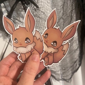 Eevee Evolutions Sticker Set | Eeveelutions | Full-color Vinyl Sticker ...