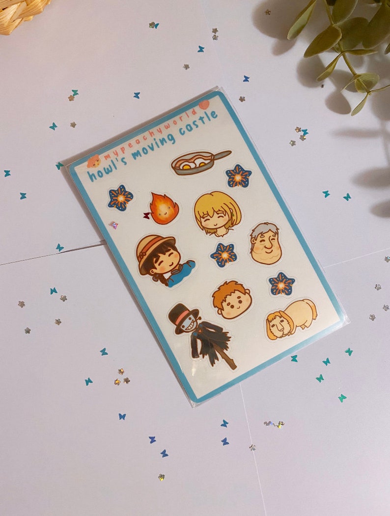 HMC Sheet Chibi Art Sticker Sheets | Etsy