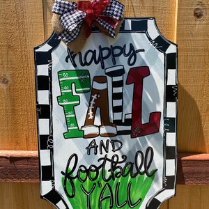 Happy Fall and Football - Etsy