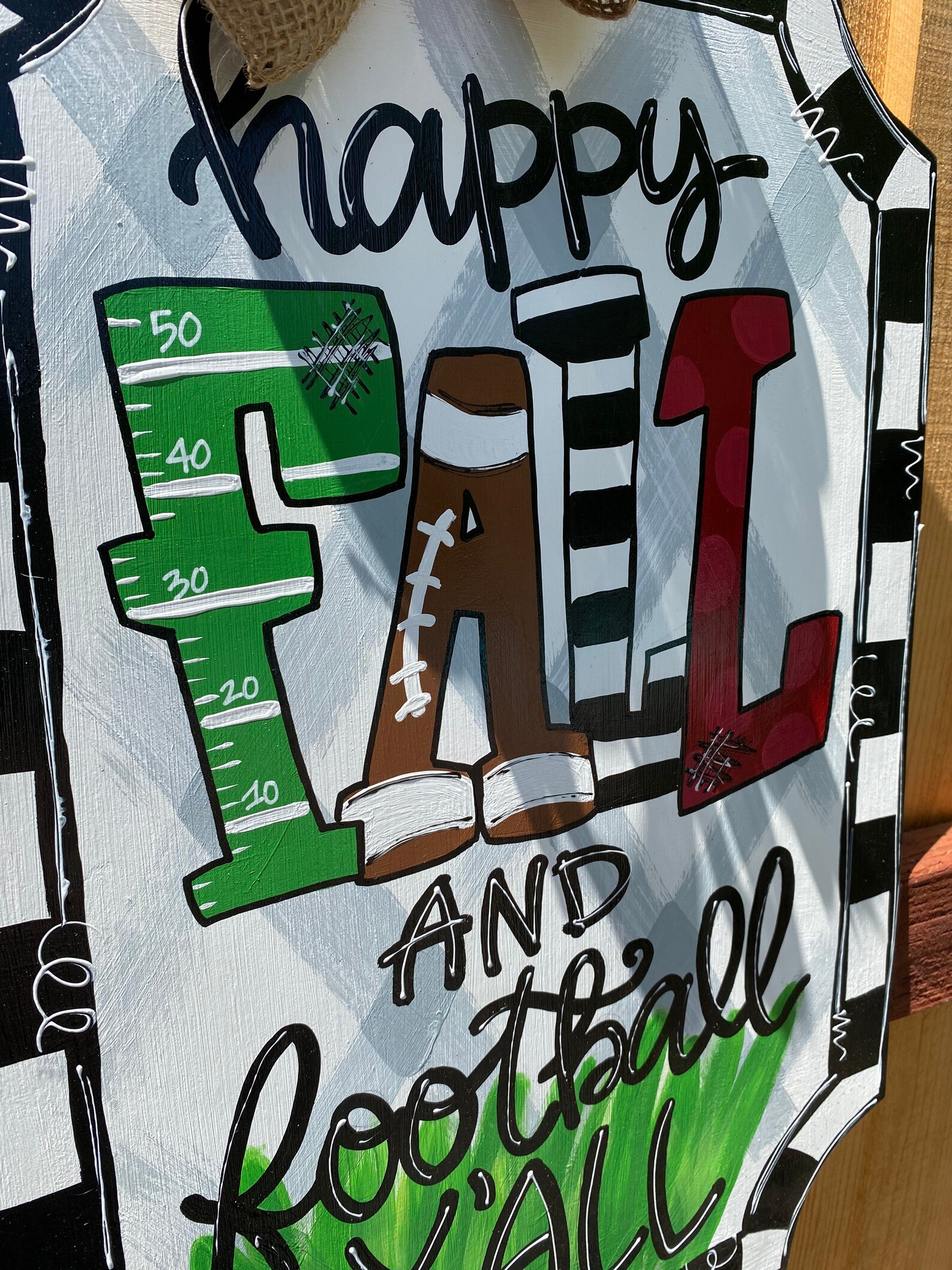 Happy Fall and Football - Etsy