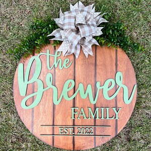 Rustic Farmhouse Welcome Door Decor - Etsy