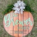 Rustic Farmhouse Welcome Door Decor - Etsy