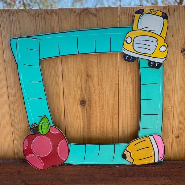 School Photo Frame - Etsy