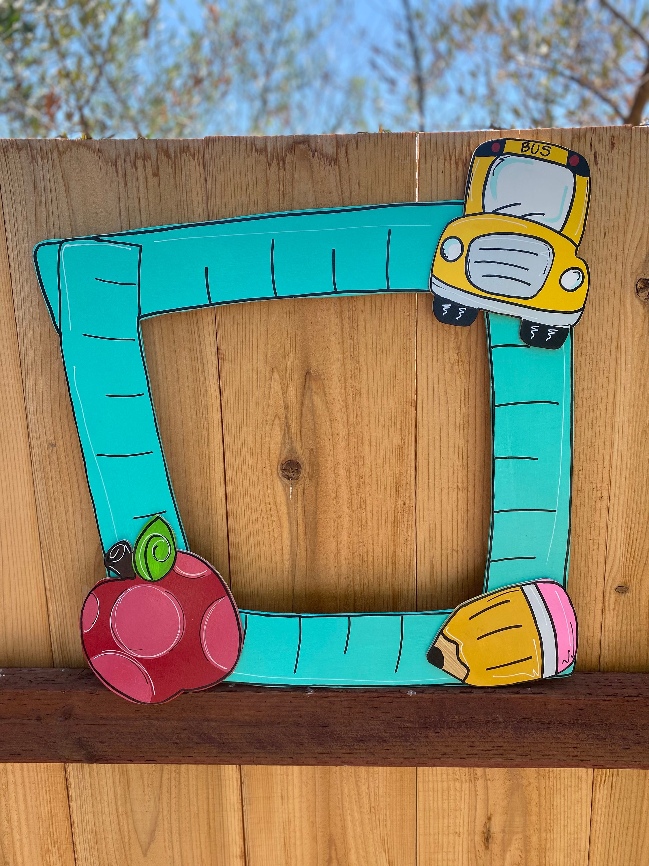 School Photo Frame - Etsy