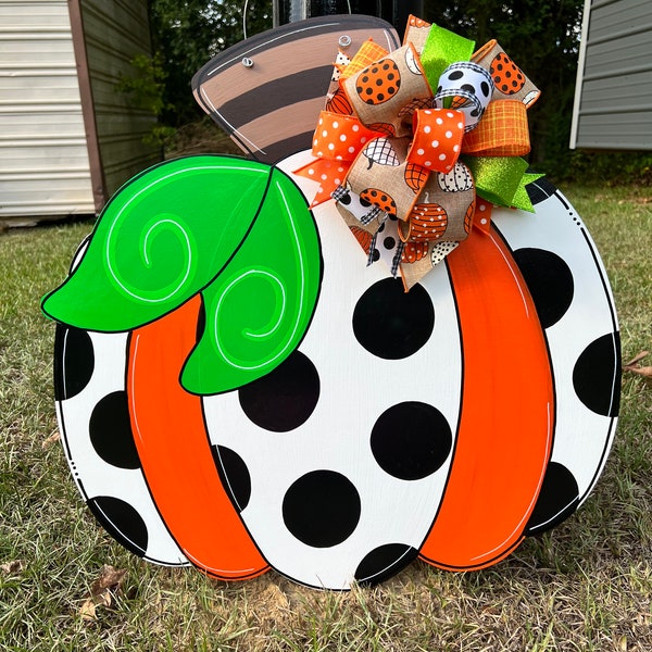 Pumpkin for Door - Etsy
