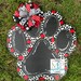 Paw Print Door Hanger - Etsy