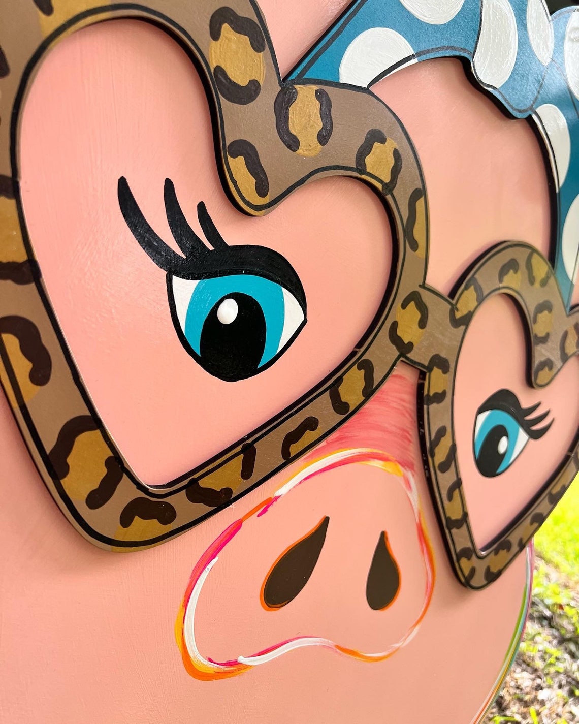 Miss Dollie the Pig Door Hanger Pig Door Decor DIY - Etsy