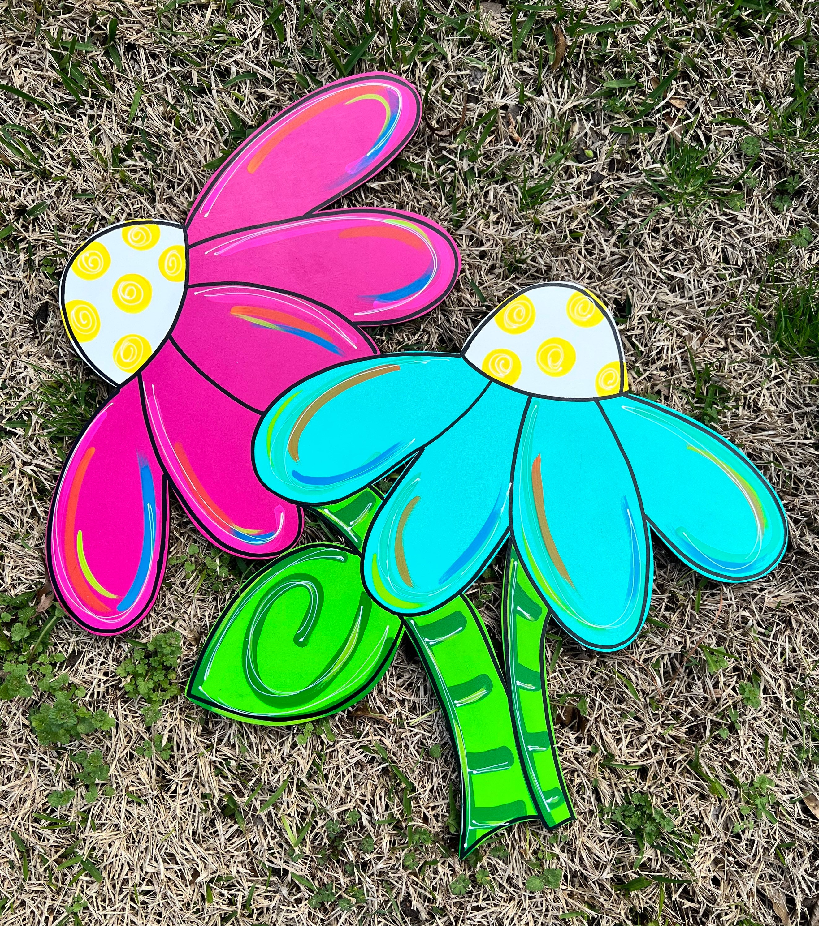 Cute Flower Door Hanger – DIY Summer Spring Decor - Etsy