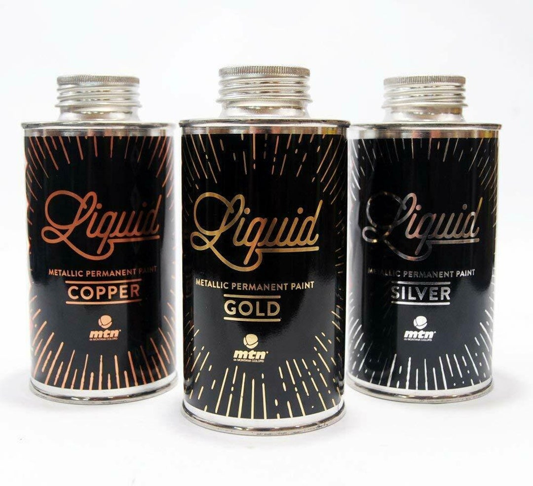 Liquid Metallic Paint [200ml] Graffiti / Model Paint, Montana (mtn) - Etsy