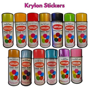 7" Spray Paint Can Stickers, Vintage Cans Graffiti Art, Street Art - Etsy