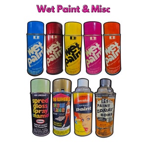 7" Spray Paint Can Stickers, Vintage Cans Graffiti Art, Street Art - Etsy