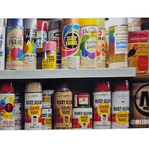 7" Spray Paint Can Stickers, Vintage Cans Graffiti Art, Street Art - Etsy