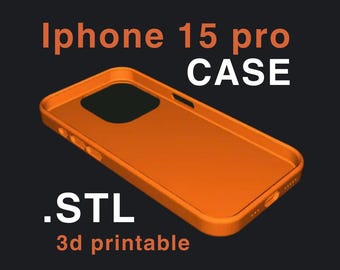 IPhone 15 Pro Phone Case 3d Model Redesigned for Comfort - Stl High ...