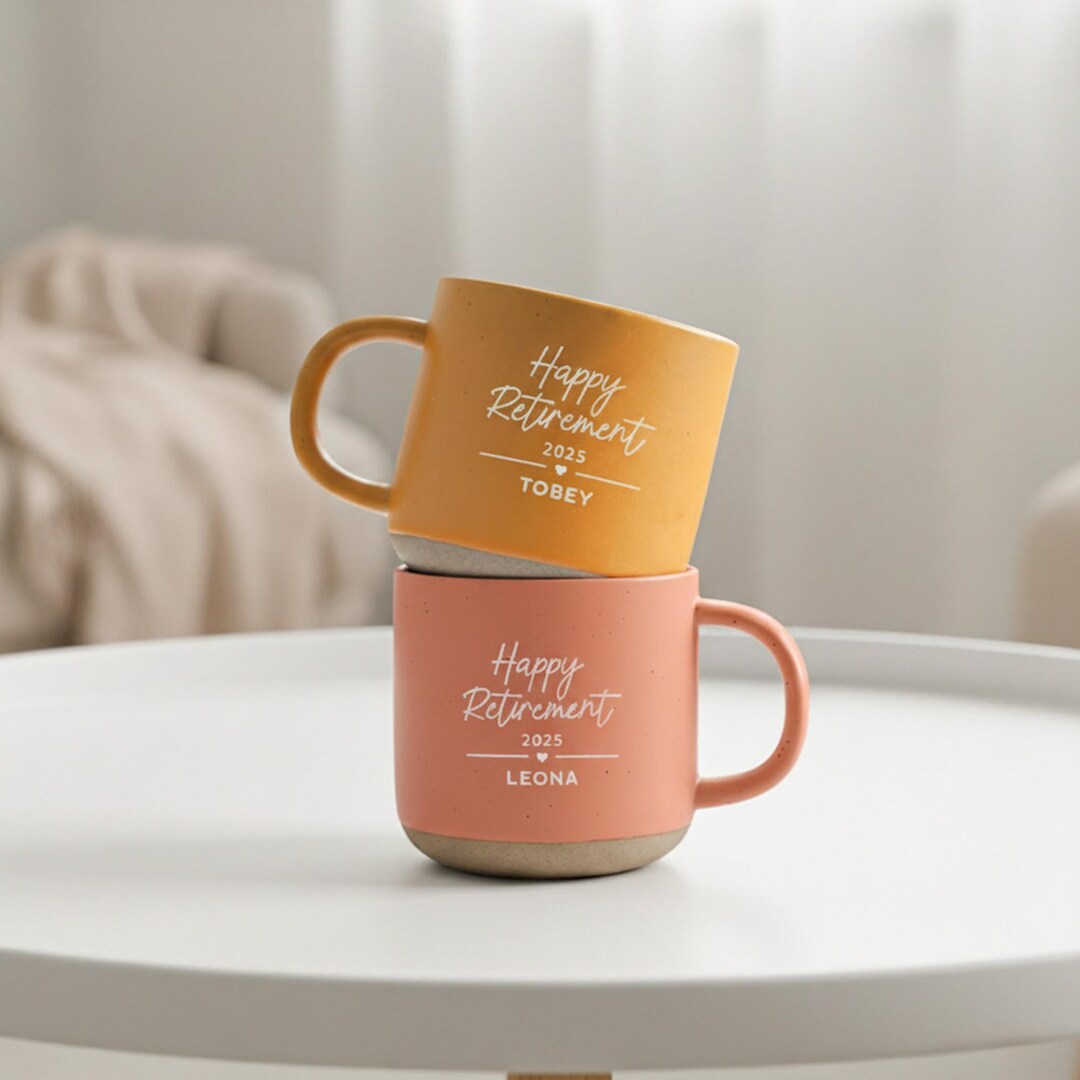 Personalized Retirement Coffee Mug, Officially Retired Cup, Happy ...