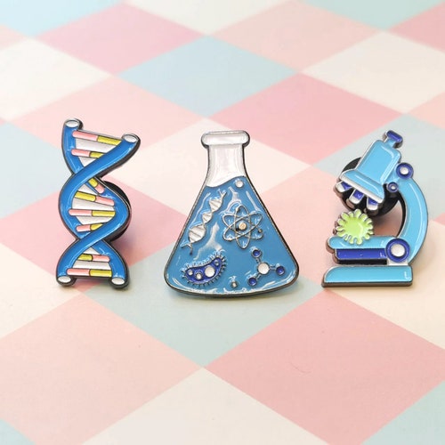 Sliding DNA Extraction Hard Enamel Pin Science Chemistry - Etsy