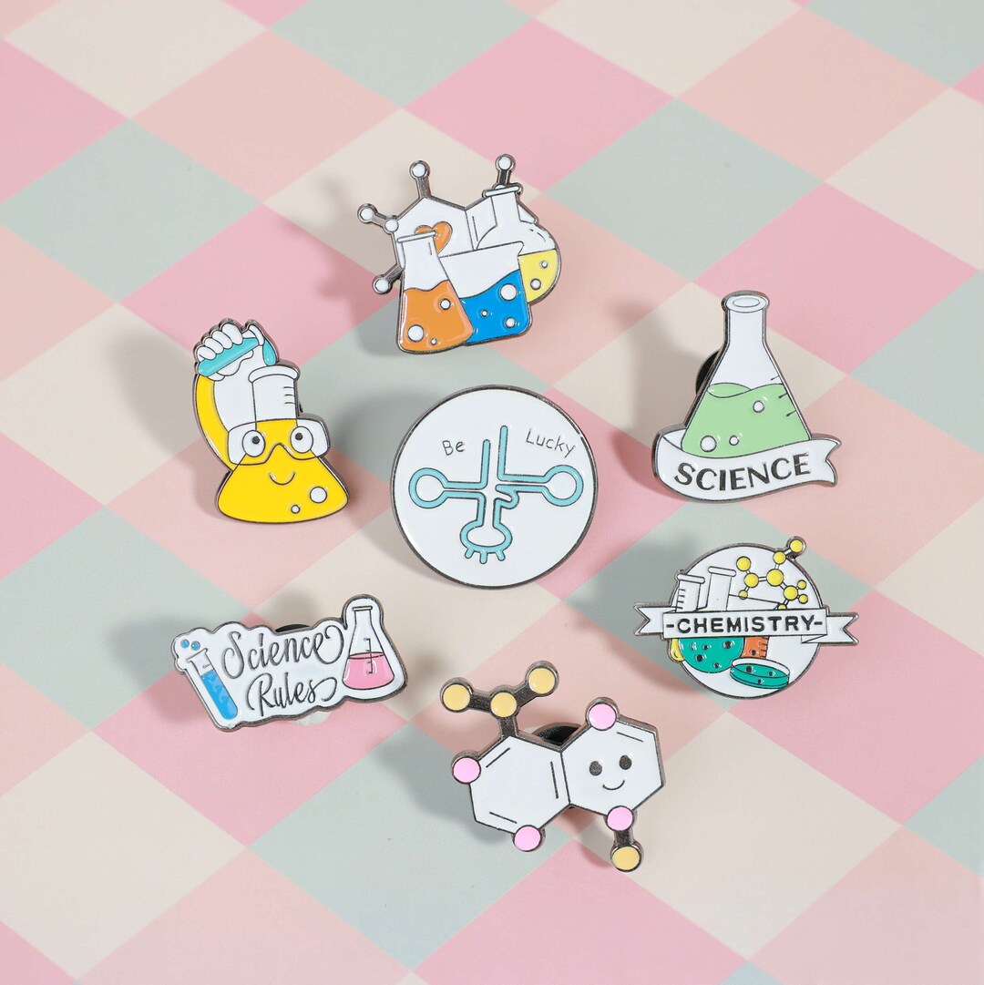 Molecular Pin Biology Pin Chemical Pin Science Enamel Pin - Etsy
