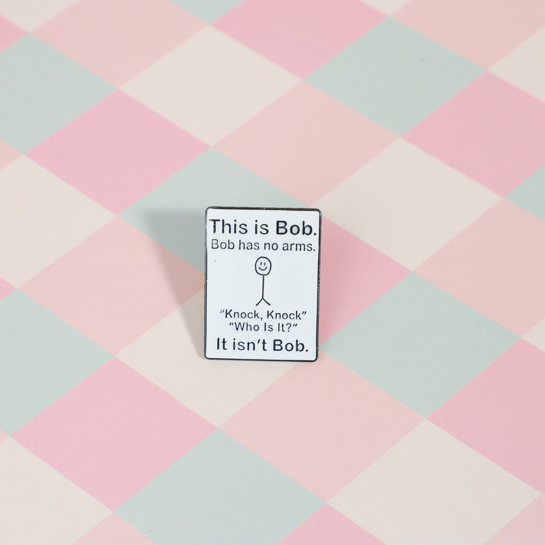 This is Bob Pin Bob Pin Bob Has No Arms Pin Anime Pin Cute - Etsy Canada