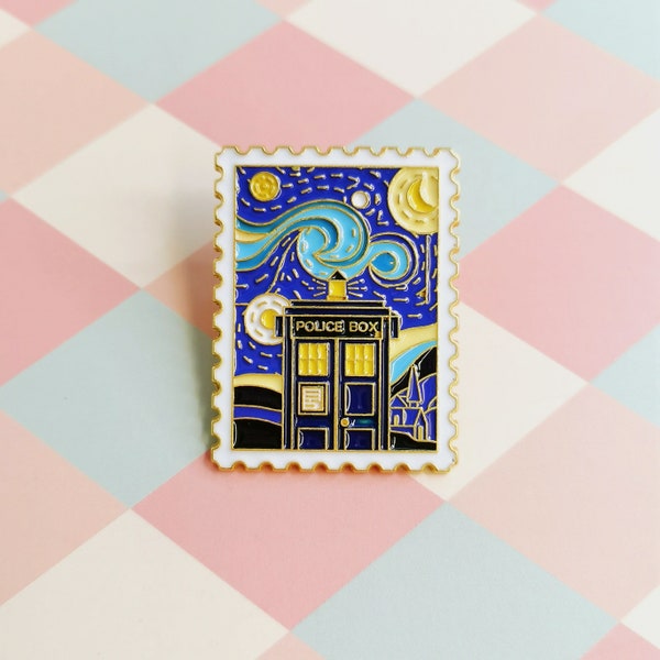 Starry Night Tardis - Etsy