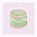 HBD Cake Sticker - Etsy