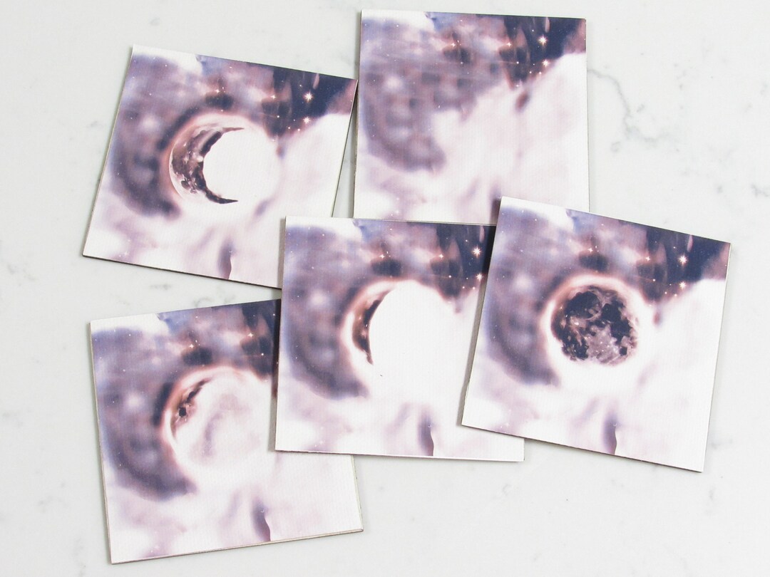 Gothic Moon Phases Set | Wall Collage Art Prints, Alter Room Decor ...