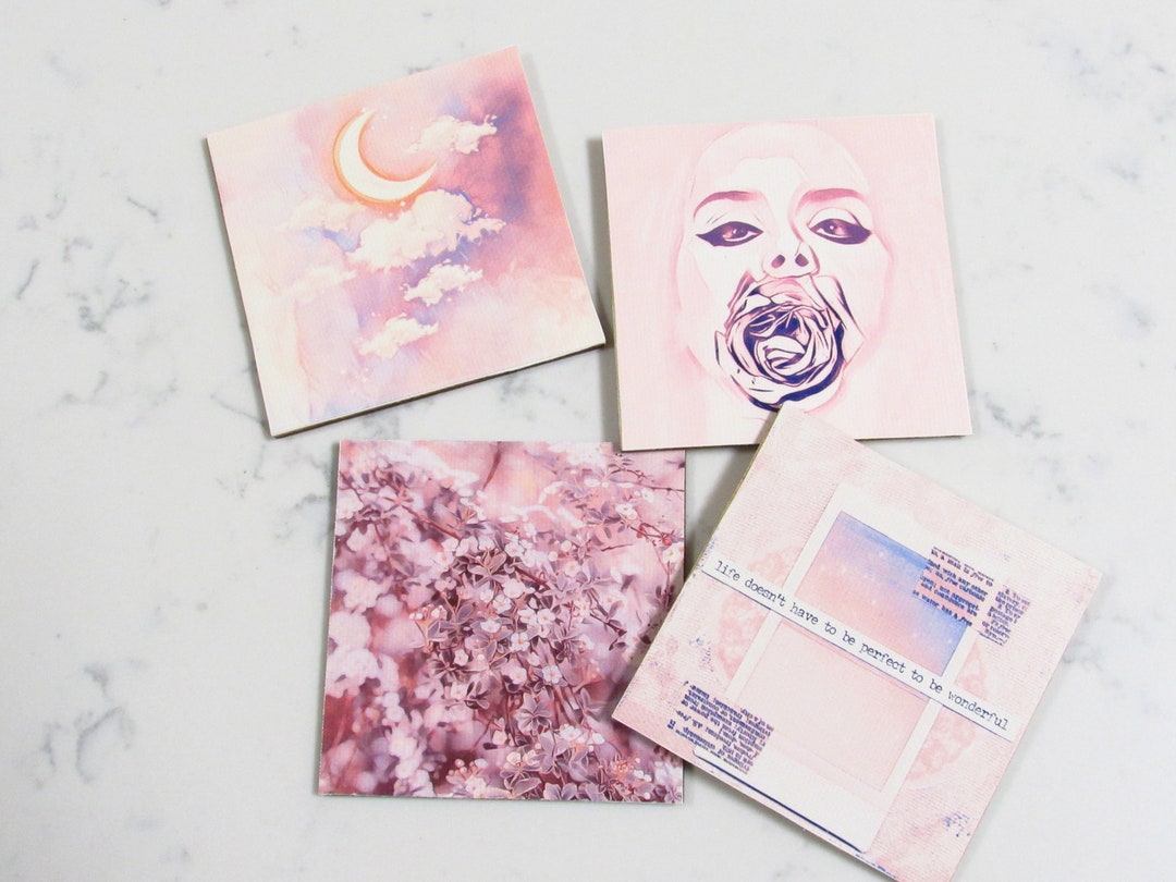 Pastel Botanical Wall Collage Bundle | Kawaii Dorm Room Aesthetic, Cute ...