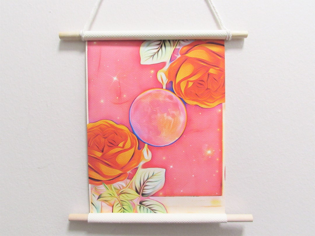 Cute Pastel Wall Scroll Danish Pastel Room Decor Vaporwave - Etsy