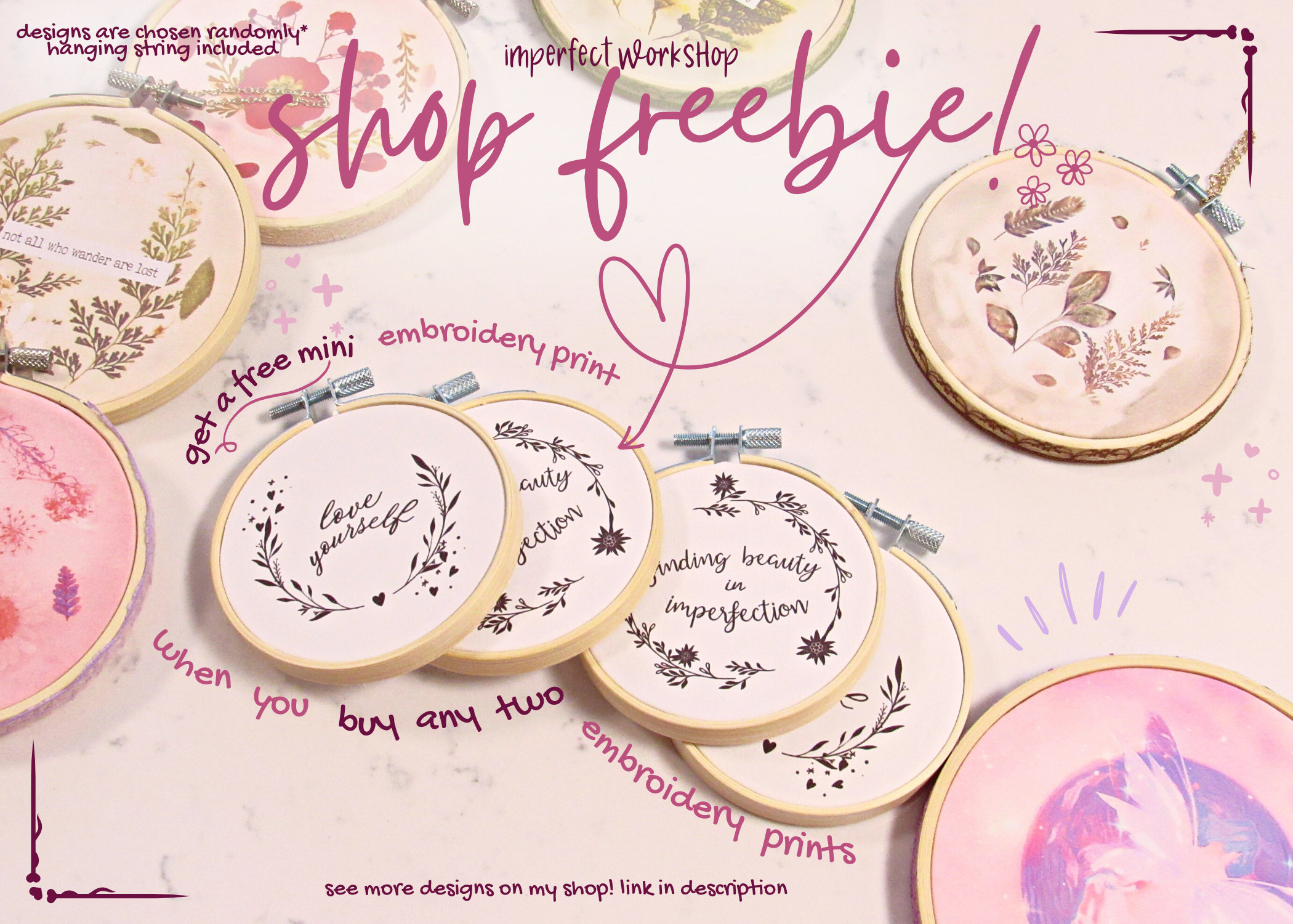 Retro Love Aesthetic Embroidery Art Cottagecore Room - Etsy