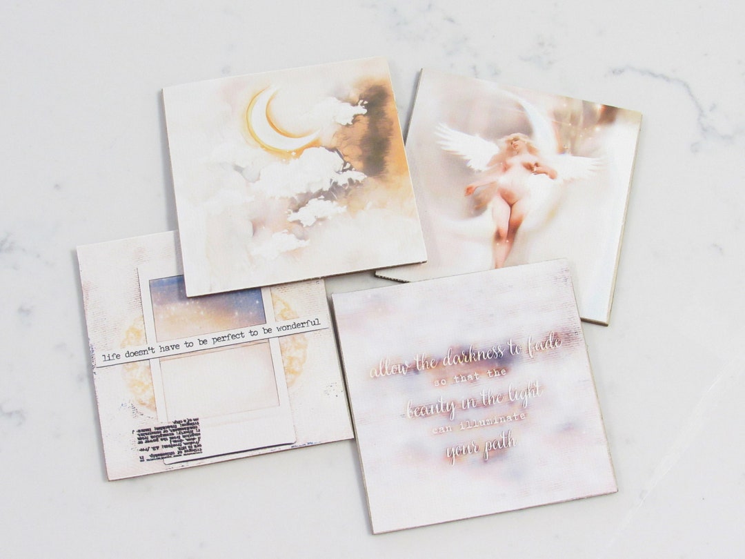 Light Academia Set of 4 Art Prints | Celestial Wall Posters, Mystical ...