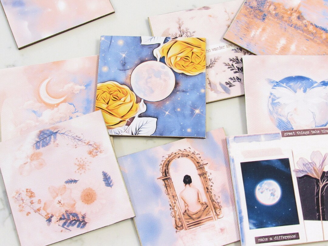 Whimsical Mini Prints Mystic Posters, Blue Wall Art, Fairycore ...