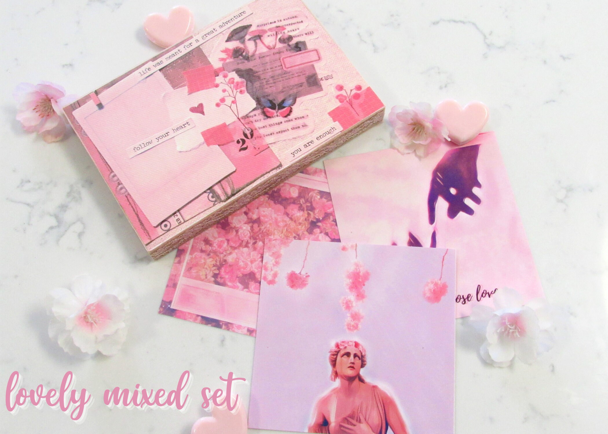 Lovecore Grab Bags Aesthetic Art Bundles Cute Wall Posters - Etsy